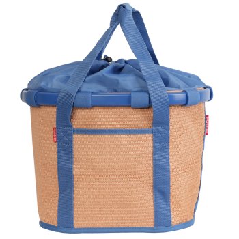KLICKfix Reisenthel 0303 Fietsmand - 15L - one shot raffia blue | BIKE24