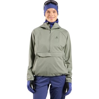 Odlo Chaqueta Anorak Esquí de Fondo Mujer - Zeroweight Pro Warm ...