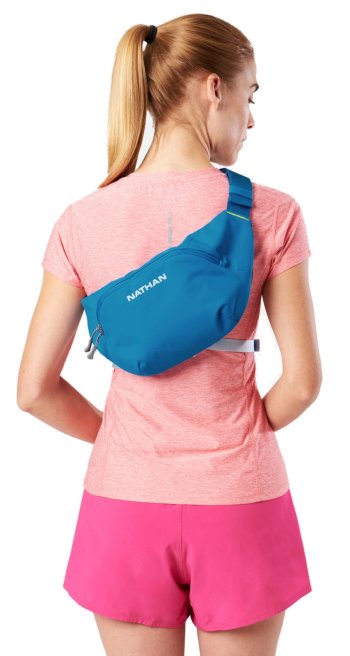 Nathan Sports Sac à Dos Running - Run Sling 2L - Deep Blue/Sky Blue ...
