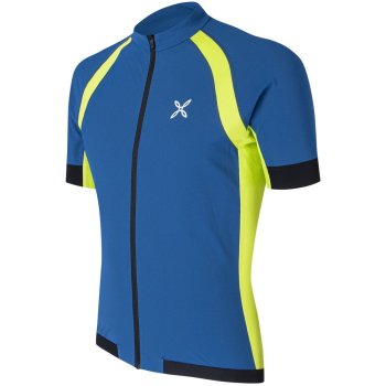Montura Maglia Uomo - Set-Up Full Zip - deep blue/lime green 8747 - BIKE24