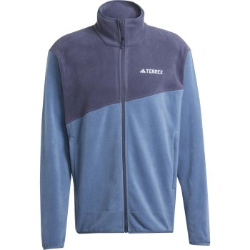 adidas TERREX Multi Fleece Full-Zip Jacket Men - wonder steel/shadow ...
