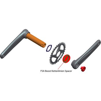 FSA Boost Chainline Spacer 3mm for Modular Cranks MW490 | BIKE24