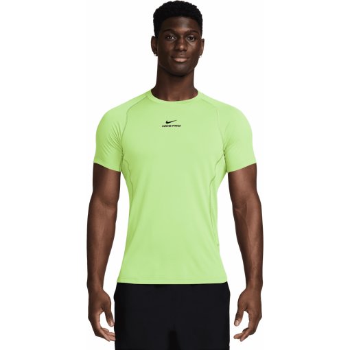 Nike Camiseta Hombre - Pro Dri-FIT - light liquid lime/black HV0409-360
