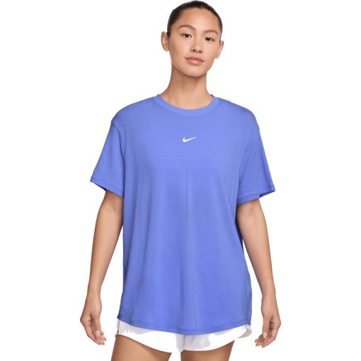 Nike One Relaxed Dri-FIT Short Sleeve Top Women - sapphire/white FN2814-570